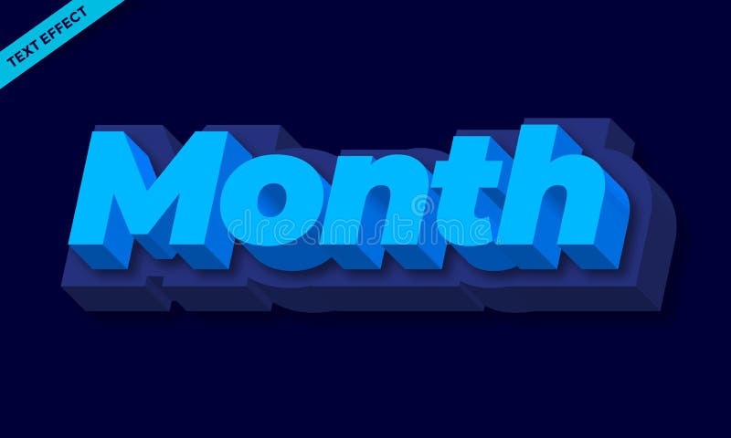 Blue Month Cute Character Vacation Cloud Illustration Cartoon Stock ...