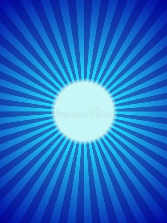 Blue Moon Backround, Full, Rays Stock Vector - Illustration of artistic ...