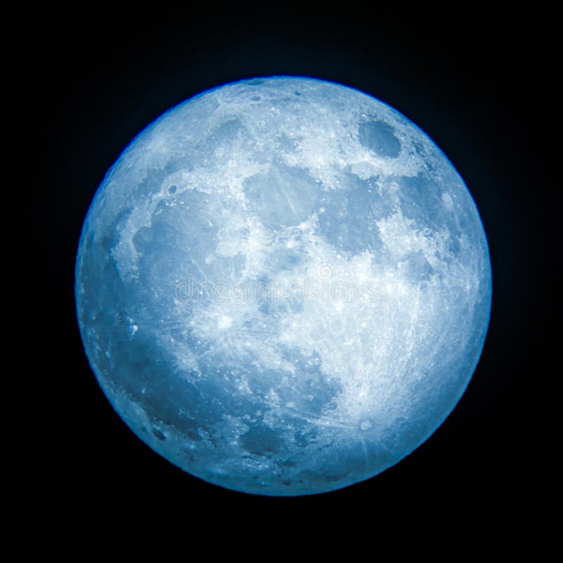 Blue Moon Taken on August 31 2023 Stock Image - Image of star, quail ...