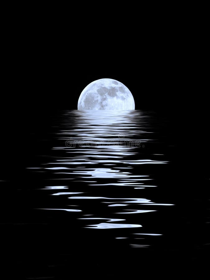 Blue Moonlight Beauty stock photo. Image of abstract, cycles - 5256420