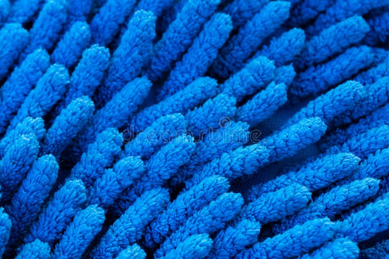 Blue Mop with Visible Details. Texture or Background Stock Photo ...