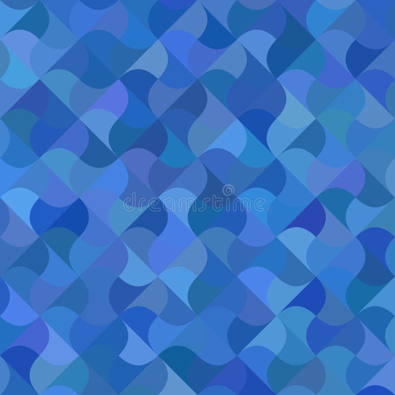 Blue Mosaic Background - Vector Illustration Stock Vector ...