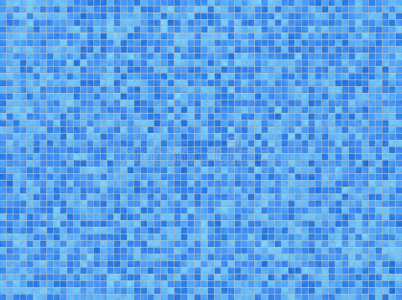 Blue mosaic pattern stock illustration. Illustration of decorative ...