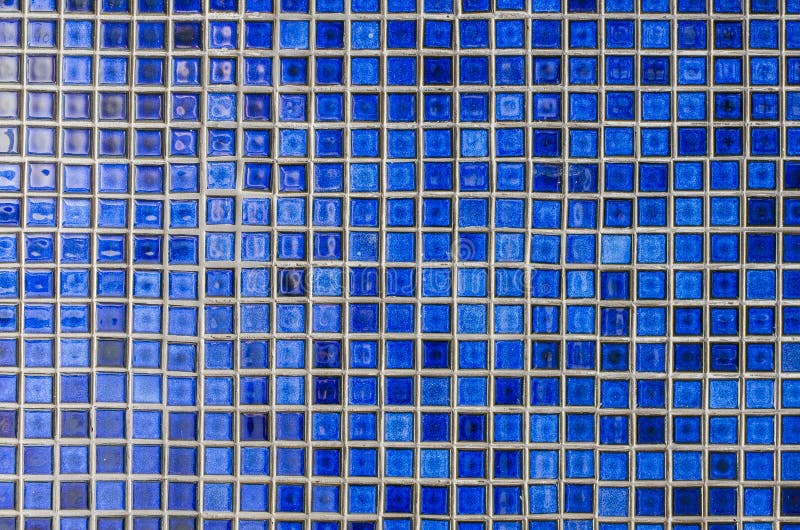 Blue mosaic tile wall stock photo. Image of decorative - 51498226
