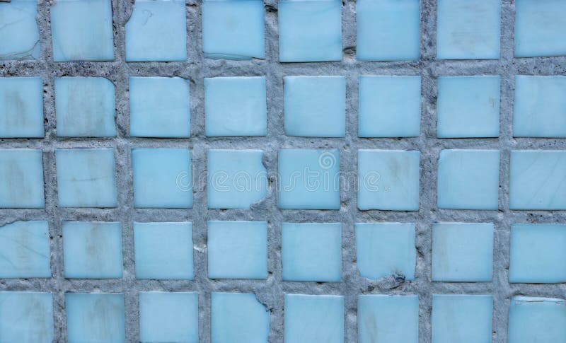 Blue Mosaic Tiles Abstract Background and Texture Stock Photo - Image ...