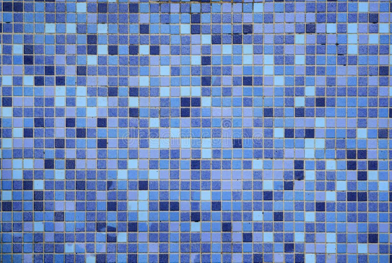 Blue mosaic tiles stock photo. Image of tiles, design - 37065408