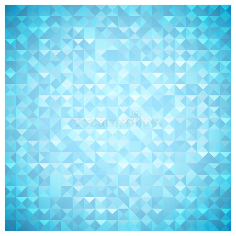 Blue Mosaic Vector Background Stock Vector - Illustration of illusion ...