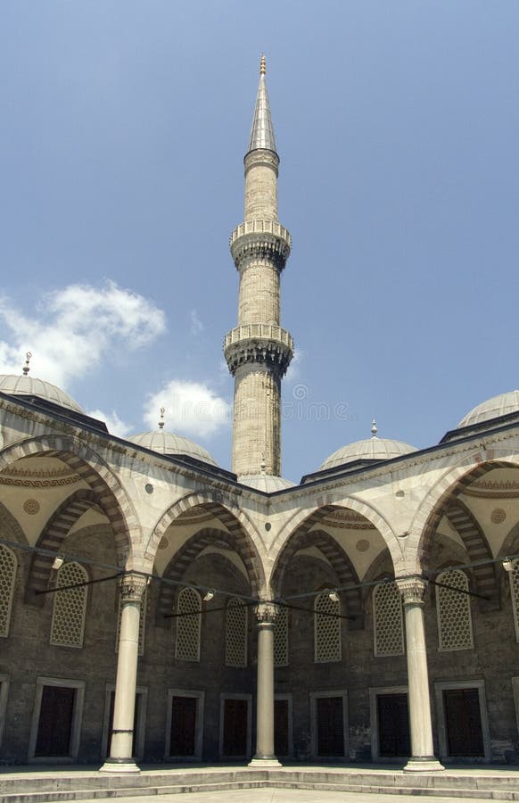 Blue mosque 2 stock photo. Image of monumental, history - 183288