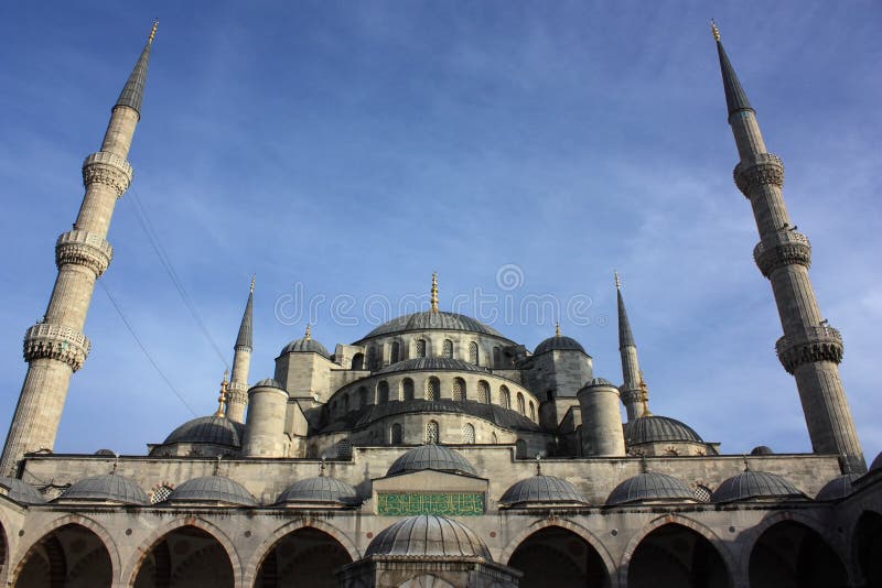 The Blue Mosque stock image. Image of heritage, bosphorus - 20484123