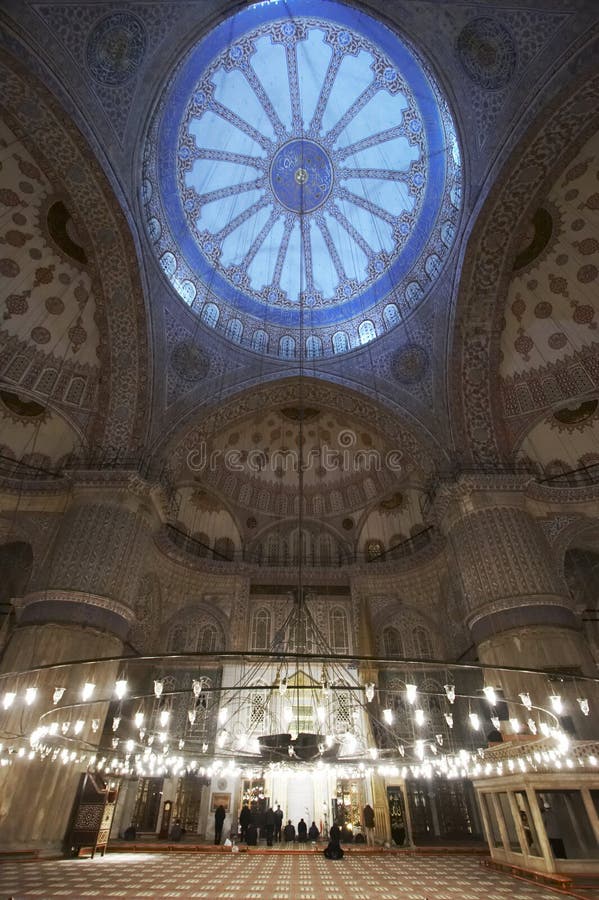 Blue mosque stock image. Image of constantinople, religion - 4187887