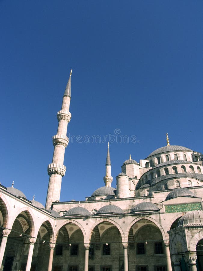 Blue mosque 9 stock photo. Image of pillars, istanbul, muslim - 188394