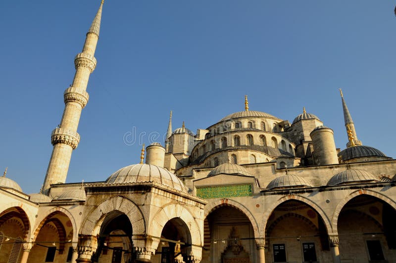 Blue Mosque stock photo. Image of minaret, holy, hagia - 39512330