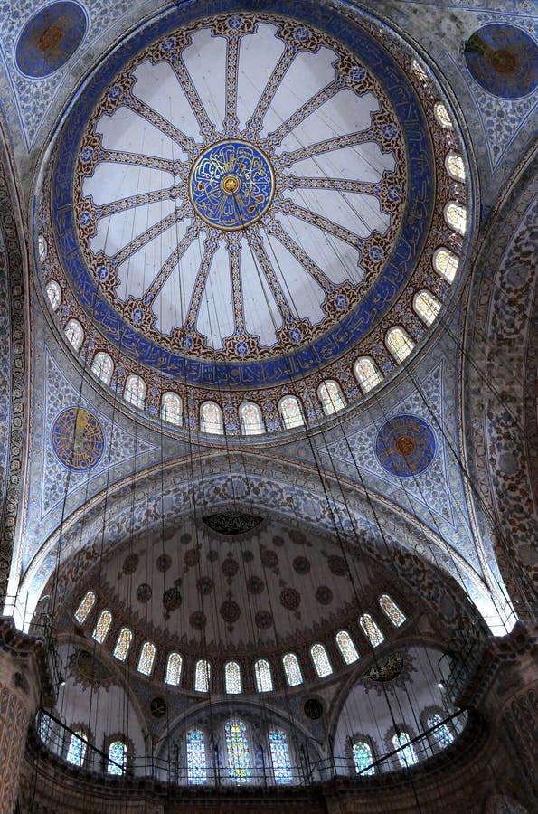Blue Mosque stock photo. Image of pattern, famous, arabic - 21702380