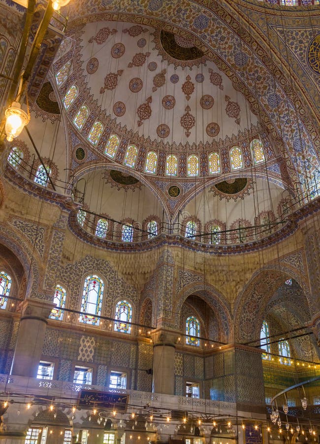 Blue Mosque domes stock photo. Image of high, minaret - 46343610