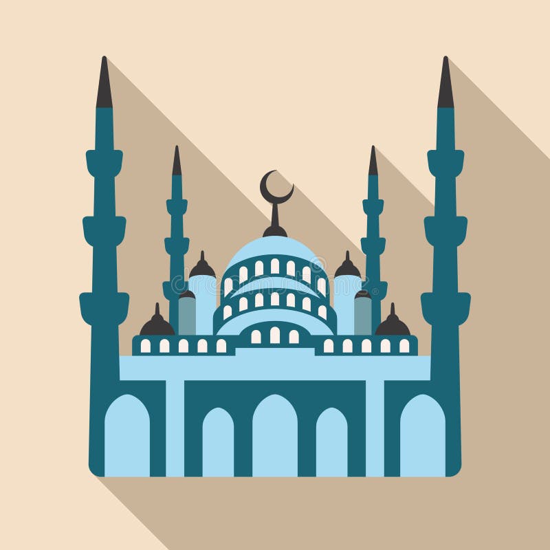 Istanbul - Blue mosque stock illustration. Illustration of background ...
