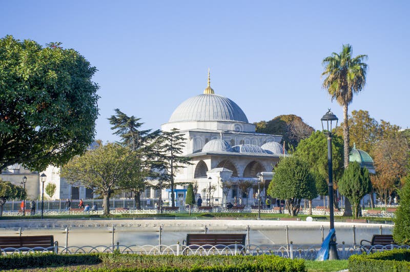 Blue Mosque in Istanbul Square Stock Photo - Image of value, history ...