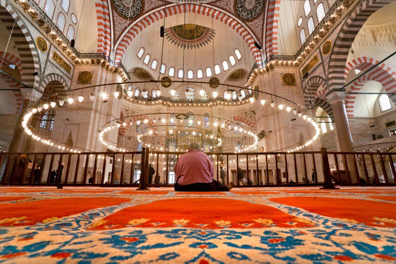 The Blue Mosque, Istanbul, Turkey. Editorial Photography - Image of ...