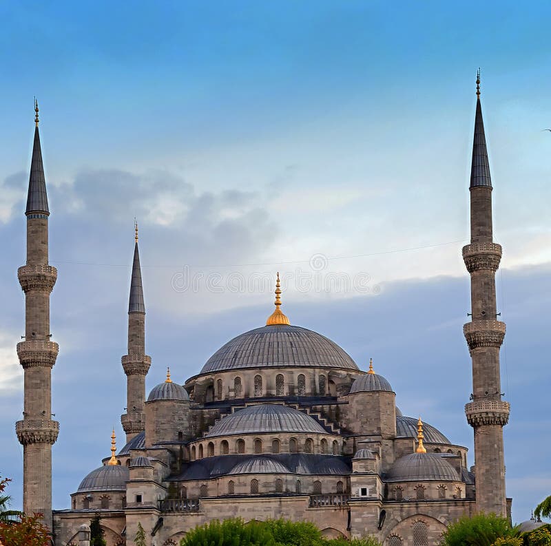 Blue Mosque, Istanbul, Turkey Stock Photo - Image of eastern, islam ...