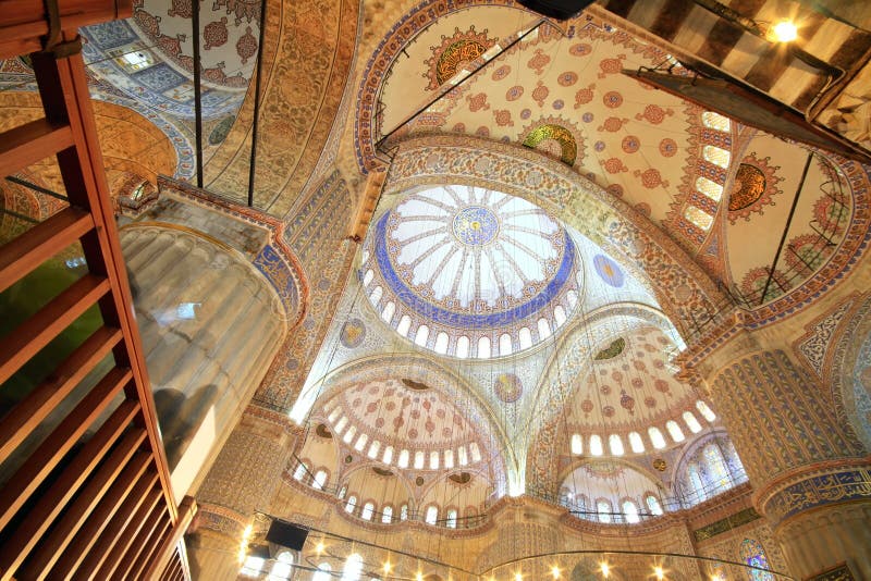 Blue Mosque stock photo. Image of pattern, famous, arabic - 21702380