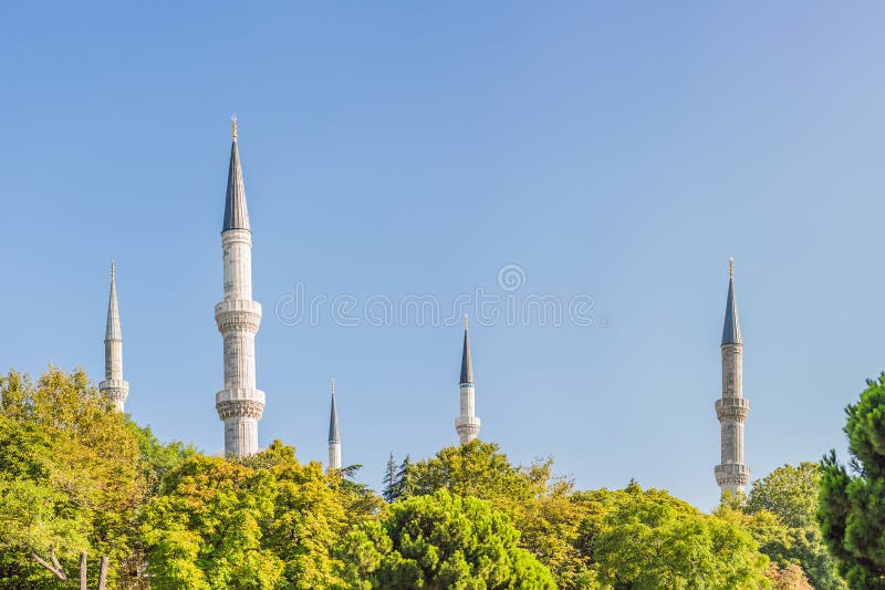 The Blue Mosque, Sultanahmet Camii, Istanbul, Turkey Stock Photo ...