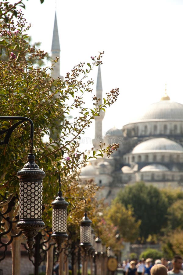 The Blue Mosque, Sultanahmet Camii Nice View from the Park, Istanbul ...