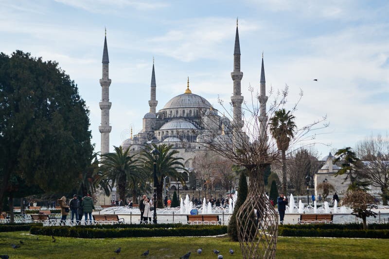 Blue Mosque Sultanahmet Mosque Editorial Photo - Image of islamic ...