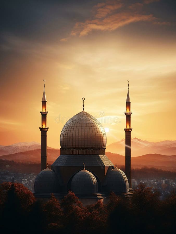 Blue Mosque at Sunset Mosque at Night Mosque at Sunset Stock ...