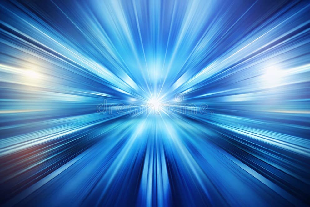 Blue Motion Blur Abstract Background Dynamic Design Stock Illustration ...