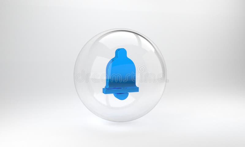 Blue Motion Sensor Icon Isolated on Grey Background. Glass Circle ...