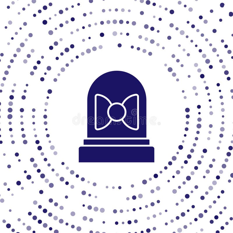 Blue Motion Sensor Icon Isolated on White Background. Abstract Circle ...