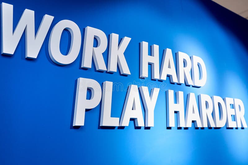 Work Hard Play Harder Stock Illustrations – 81 Work Hard Play Harder ...