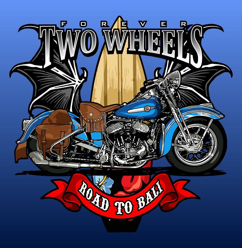 Blue motorcycle side view stock vector. Illustration of view - 264241175