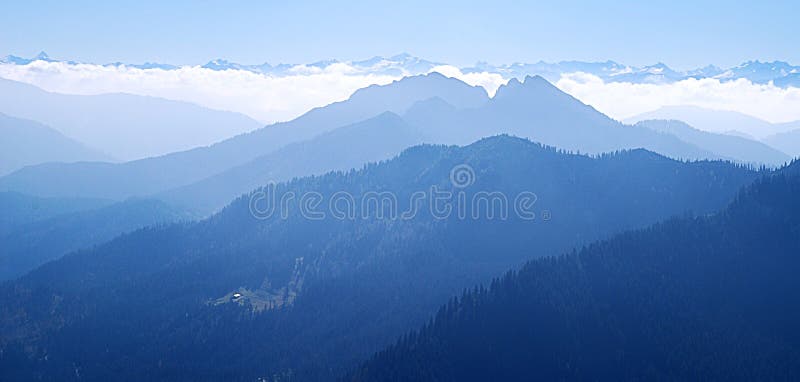 Blue mountain ranges stock photo. Image of distance, blue - 3335818