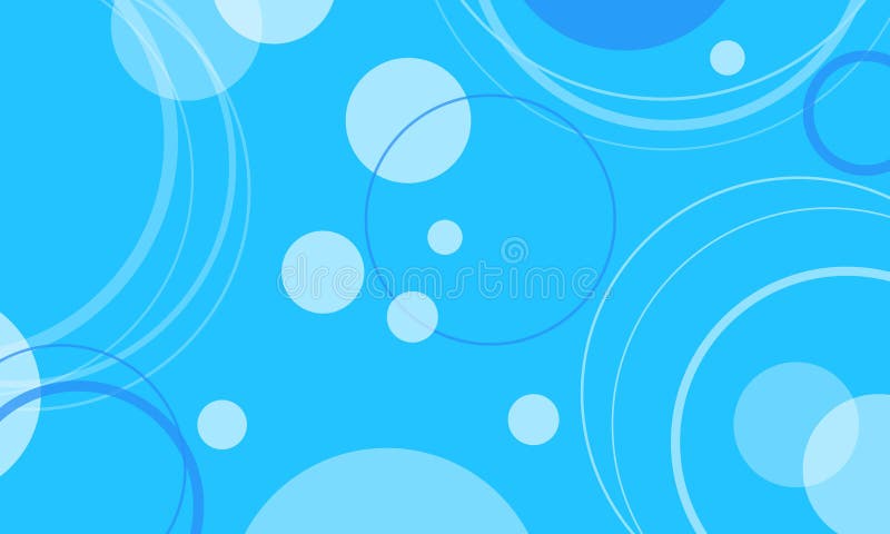 Blue Multi Circle Lines Shapes Graphic Abstract Background Stock Vector ...