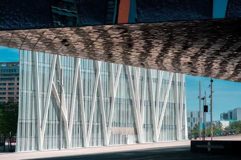 Blue Museum Details of Different Architecture Styles Editorial Photo ...