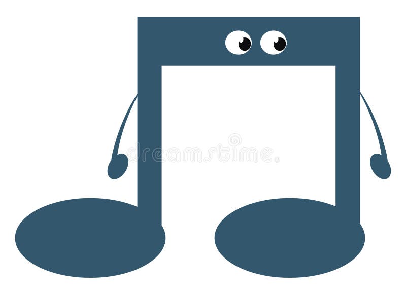 Blue notes, icon stock vector. Illustration of sheet - 260371081