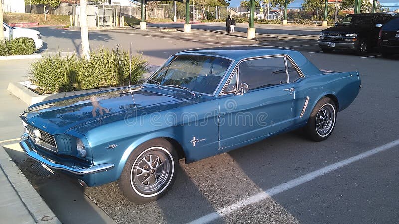 Blue Mustang editorial photography. Image of mustang - 54655507