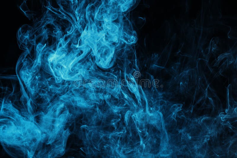 Blue mystical smoke stock photo. Image of motion, texture - 120673504
