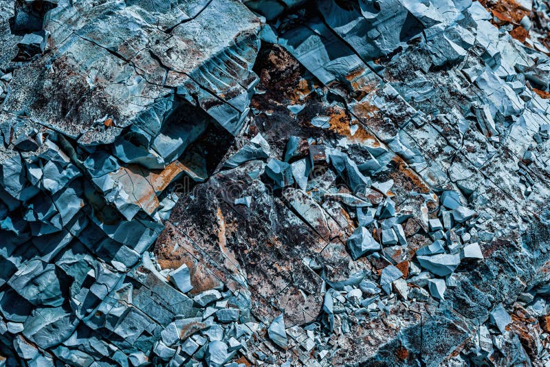 Blue natural rock texture stock photo. Image of natural - 253755910