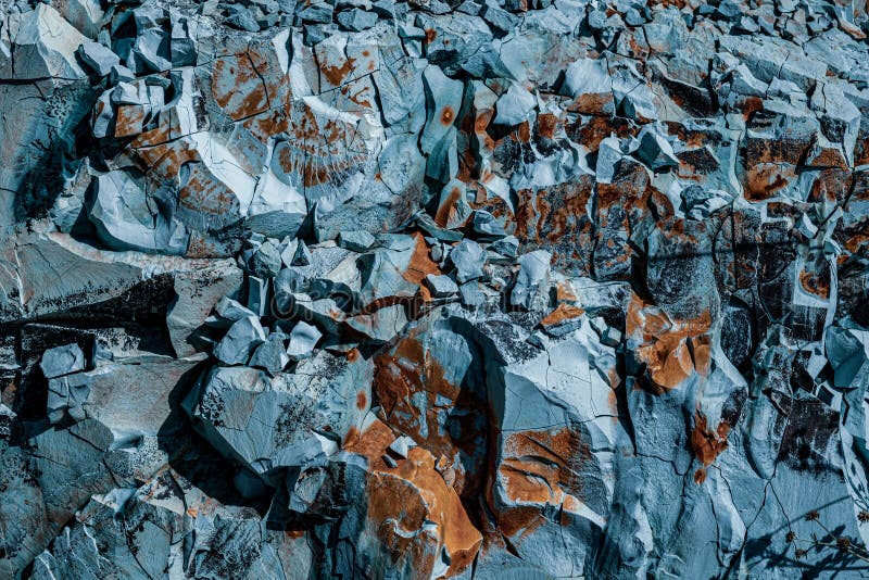 Blue natural rock texture stock image. Image of color - 253755913