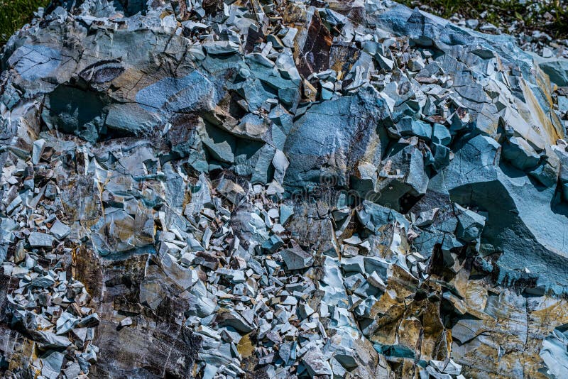 Blue natural rock texture stock image. Image of colorful - 253755985