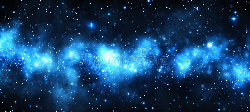 Blue Nebula Space Galaxy Background Stunning Deep Space Image with ...