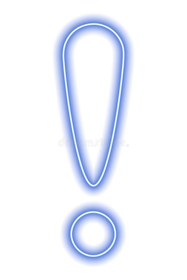 Neon Exclamation Point Stock Illustrations – 567 Neon Exclamation Point ...