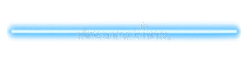 Blue neon glow stick. stock vector. Illustration of vector - 209852738