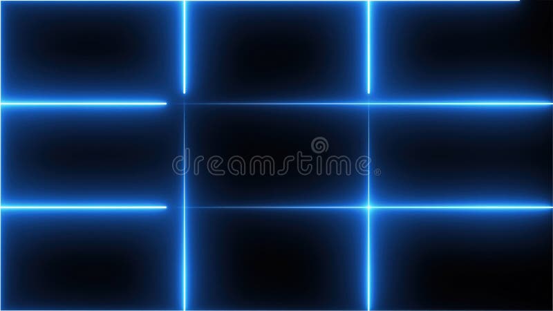 Blue neon grid stock illustration. Illustration of glow - 309084512
