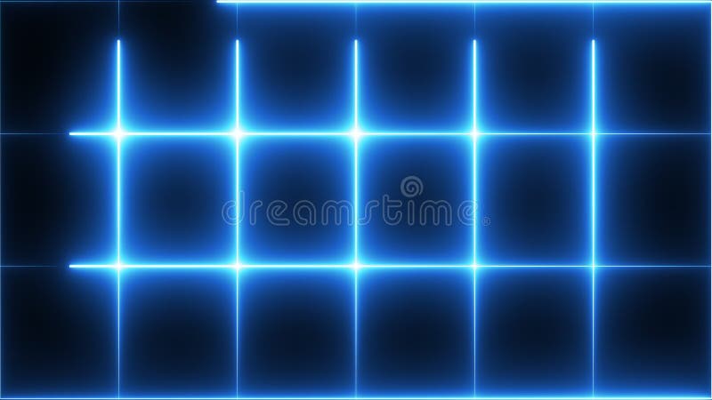 Blue neon grid stock footage. Video of retro, space - 309086564