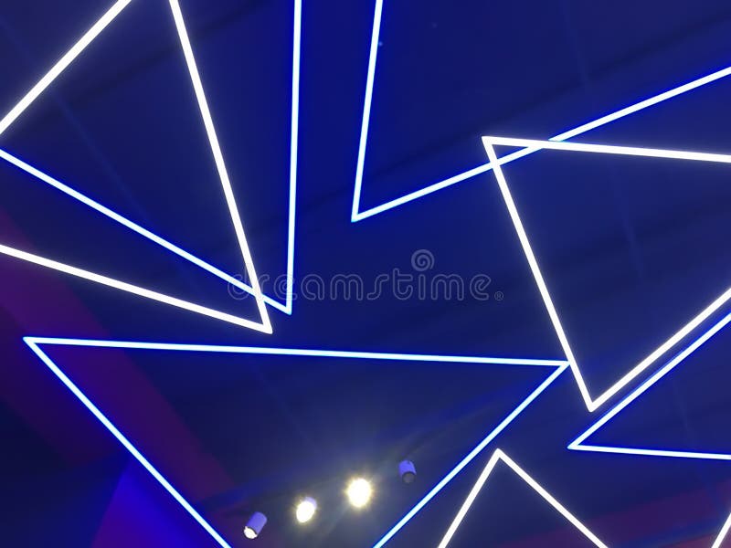 Blue neon lights stock image. Image of festive, line - 126266879