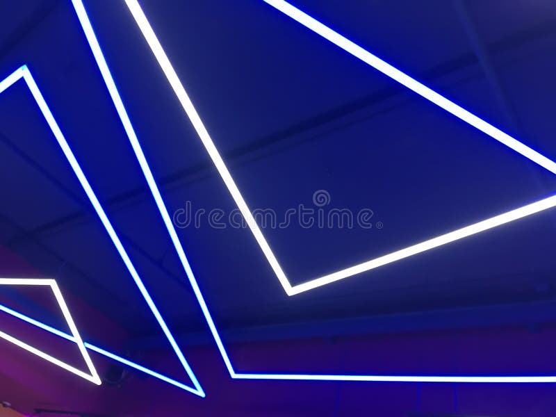 Blue neon lights stock photo. Image of bright, celebration - 126266890