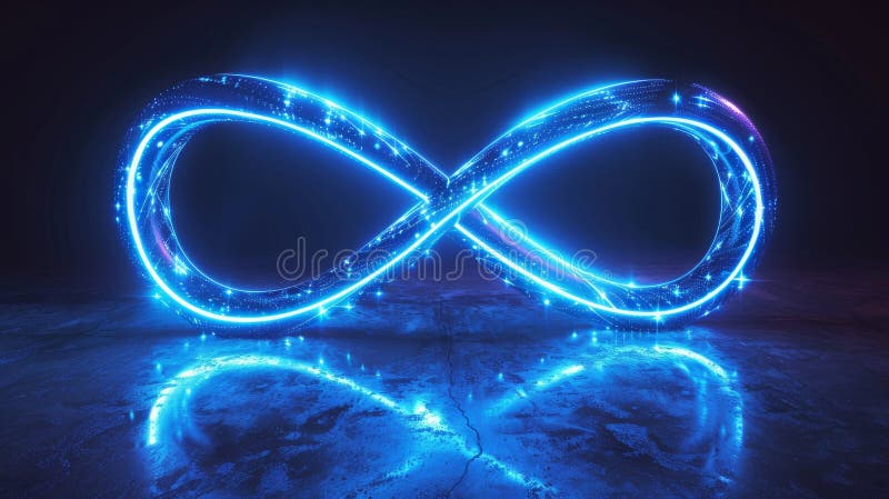 Blue Infinity Sign Infinity Logo Loop Vector Hd PNG Images, Blue