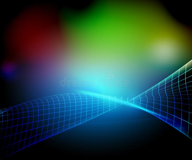 Blue Network Background stock illustration. Illustration of blue - 26748215